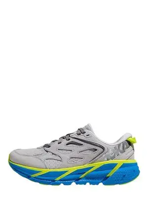Hoka One One Clifton L Suede Sneakers - Lunar Rock/diva Blue