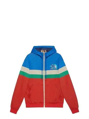 Gucci X The North Face Hooded Jacket - Blue/grey/green