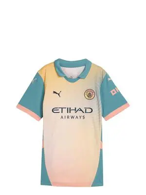 PUMA Manchester City 24/25 Fourth Replica Jersey - Yellow/blue