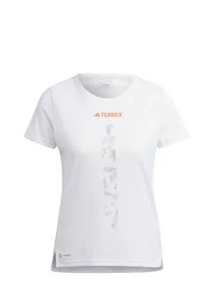 Adidas Agravic Trail Running T-shirt - White