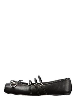 Gucci Horsebit Ballet Flats - Black