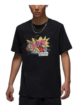 JORDAN Graphic T-shirt Asia Sizing - Black