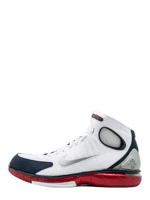 Nike Zoom Huarache 2k4 High Top Sneakers - White/midnight Navy-vrsty Red