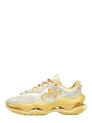FILA FUSION Lace-up Sneakers - Yellow/white