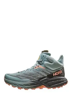 Hoka One One Speedgoat 5 Mid Gtx Athletic High Top Sneakers - Agave/spruce