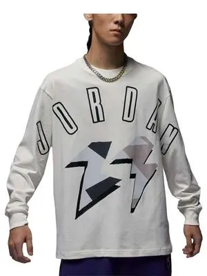 JORDAN Air Flight Mvp Long-sleeve T-shirt - Grey