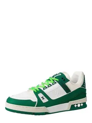 LOUIS VUITTON Trainer Sneakers - White/green