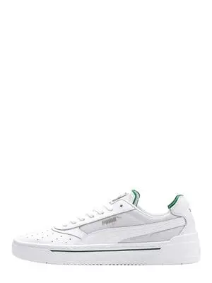PUMA Cali Retro Low Top Sneakers - White/green