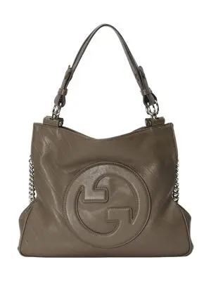 Gucci Blondie Small Tote Bag - Brown