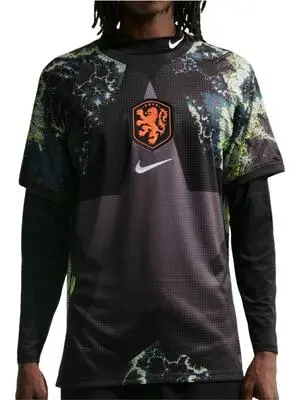 Nike Netherlands 2026 Stadium Goalkeeper Replica Jersey - Black/medium Ash