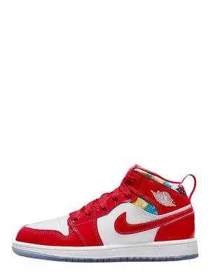 JORDAN Air Jordan 1 Mid SE "Barcelona Sweater" Sneakers Red/white