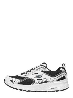 Sketchers Go Run Consistent Athletic Shoes - Black/silver
