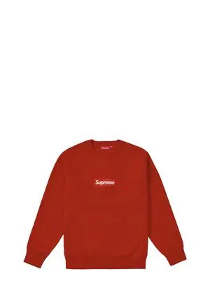 Supreme Fw18 Box Logo Crewneck - Red