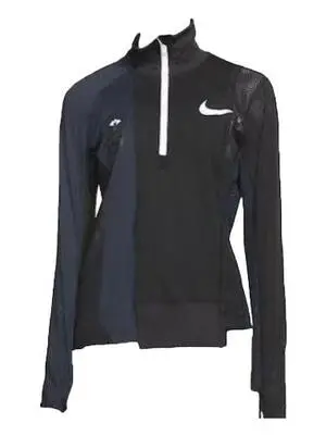 Nike X Sacai Half Zip Running Jacket - Black/blue