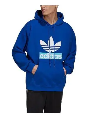 Adidas Originals Big Trfl Logo Pattern Sports - Blue