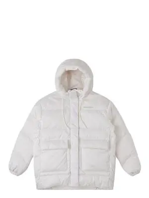 CONVERSE Quilted Hooded Down Jacket - White