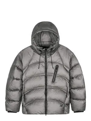 NEW BALANCE New Balance Superlight Hooded Down Jacket Grey