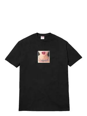Supreme Ss18 Necklace Tee Printing Short Sleeve - Black