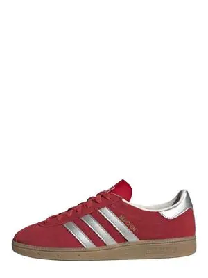 Adidas Munchen Scarlet Gum Sneakers - Scarlet/matte Silver/gum