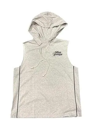 Nike Dri-fit Standard Issue Hooded Sleeveless Top - Grey/multi-color
