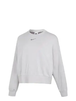 Nike Logo Crewneck Pullover - Grey