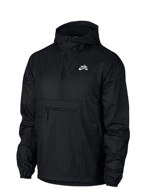 Nike Woven Hooded Sports Jacket - Black