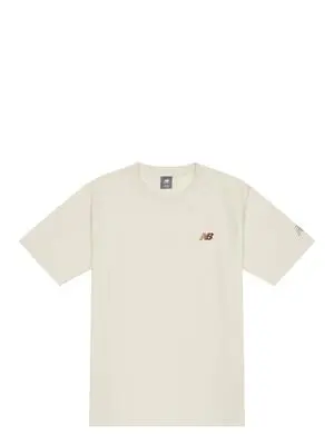 NEW BALANCE Hypersports Logo T-shirt - Cream