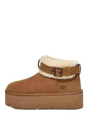 UGG Ultra Mini Belted Roller Boot - Chestnut