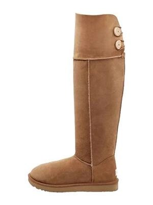 UGG Over The Knee Bailey Button Boots - Chestnut