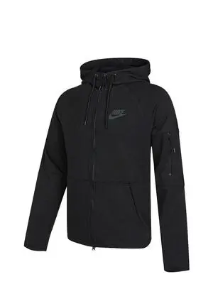 NIKE Nike Tech-Pack Logo Knit Hooded Jacket