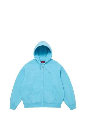 Supreme Supreme Ss26 Small Box Zip Up Hooded Sweatshirt 'light Blue' Light Blue