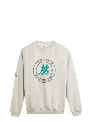 Adidas X Sporty & Rich Crewneck Sweatshirt - Gray