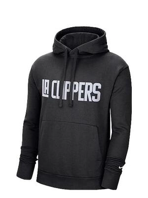 Nike Los Angeles Clippers Hooded Pullover Fleece Black