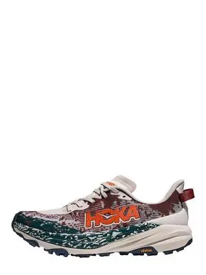 Hoka One One Speedgoat 6 Trail Running Shoes - Putty/blue Twilight