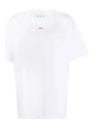 Off-White Stencil Arrows Short Sleeve T-shirt - White