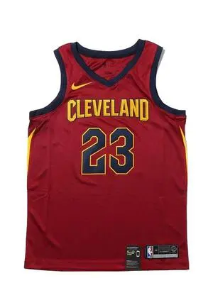 Nike Cleveland Cavaliers Lebron James #23 Icon Edition Jersey - Red