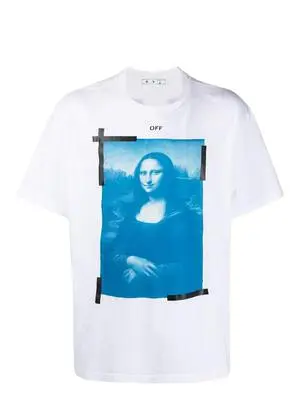 Off-White Ss22 Solid Color Round Neck Short Sleeve Version White T-shirt - Default Colorway