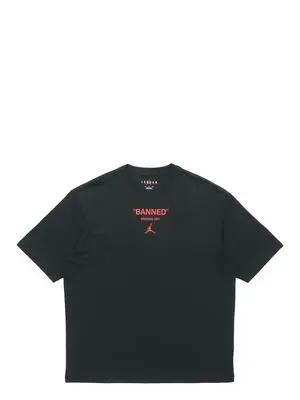 JORDAN Casual Sports Printing Short Sleeve - Black