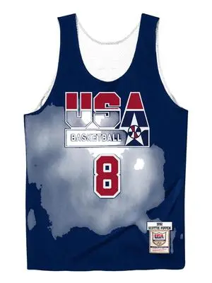 Mitchell & Ness X Nba Reversible Practice Team Usa 1992 Jerseys 'scottie Pippen 8 - Navy/white