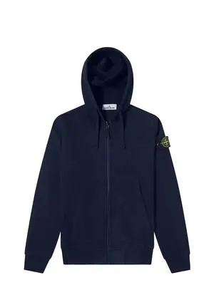 Stone Island Stone Island Garment Dyed Zip Through Hoodie 'navy' Navy