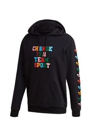 Adidas Originals Alphabet Print Pullover Hoodie - Default Color