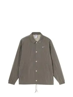NIKE Nike Solid Color Buckle Lapel Jacket