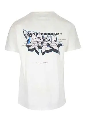 Off-White Short Sleeve Logo Normal Fit - White