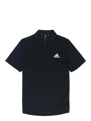 Adidas Pl Ps Training Sports Breathable Short Sleeve Polo Shirt - Black