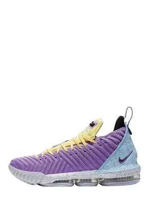 Nike Nike LeBron 16 "Lakers Heritage" High Top Sneakers Purpleyellow