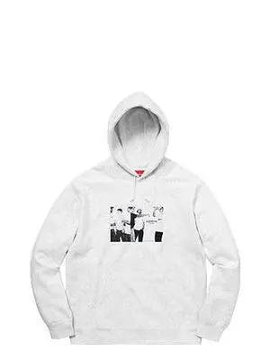 Supreme Supreme SS19 Classic Ad Hooded Sweatshirt Grey