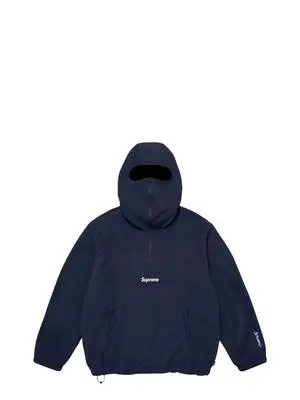 Supreme Supreme Fw25 Polartec Face Mask Half Zip Hooded Sweatshirt 'navy' Navy