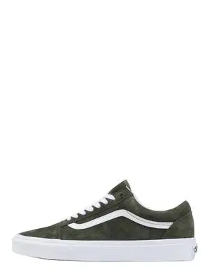 VANS Old Skool Suede Lace-up Sneakers - Olive Green