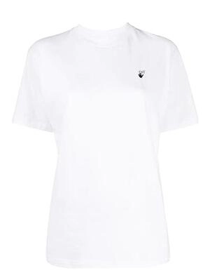 Off-White Back Flowers Arrow Short Sleeve T-shirt - White