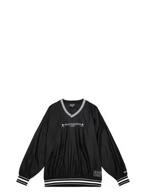 Mitchell & Ness X Mastermind World Nylon Pullover Sweatshirt - Black